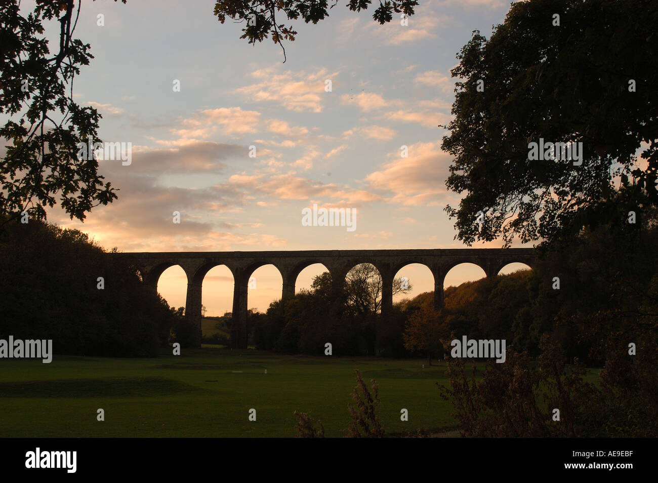 Viaduct Porthkerry Country Park Barry Wales UK Stock Photo - Alamy