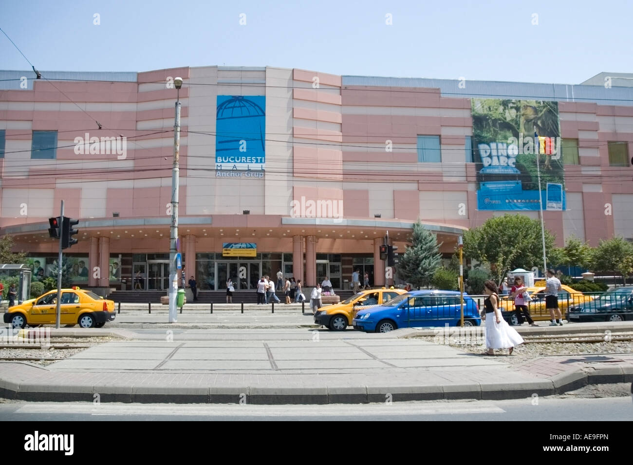 Bucharest Shopping Centre, Mall main street entrance, Romania, Europe ...