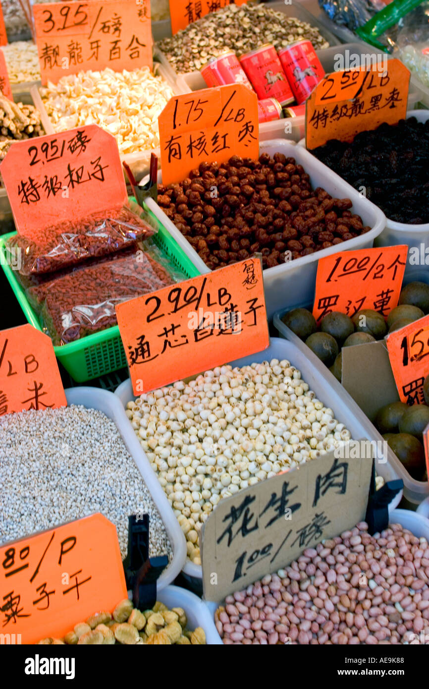 Chinese vegetables stall street chinatown hi-res stock photography and ...