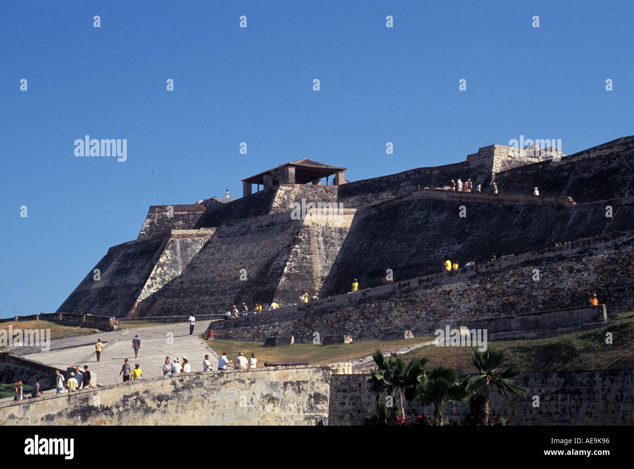 Cartagena Colombia South America San Felipe Fortress Stock Photo - Alamy