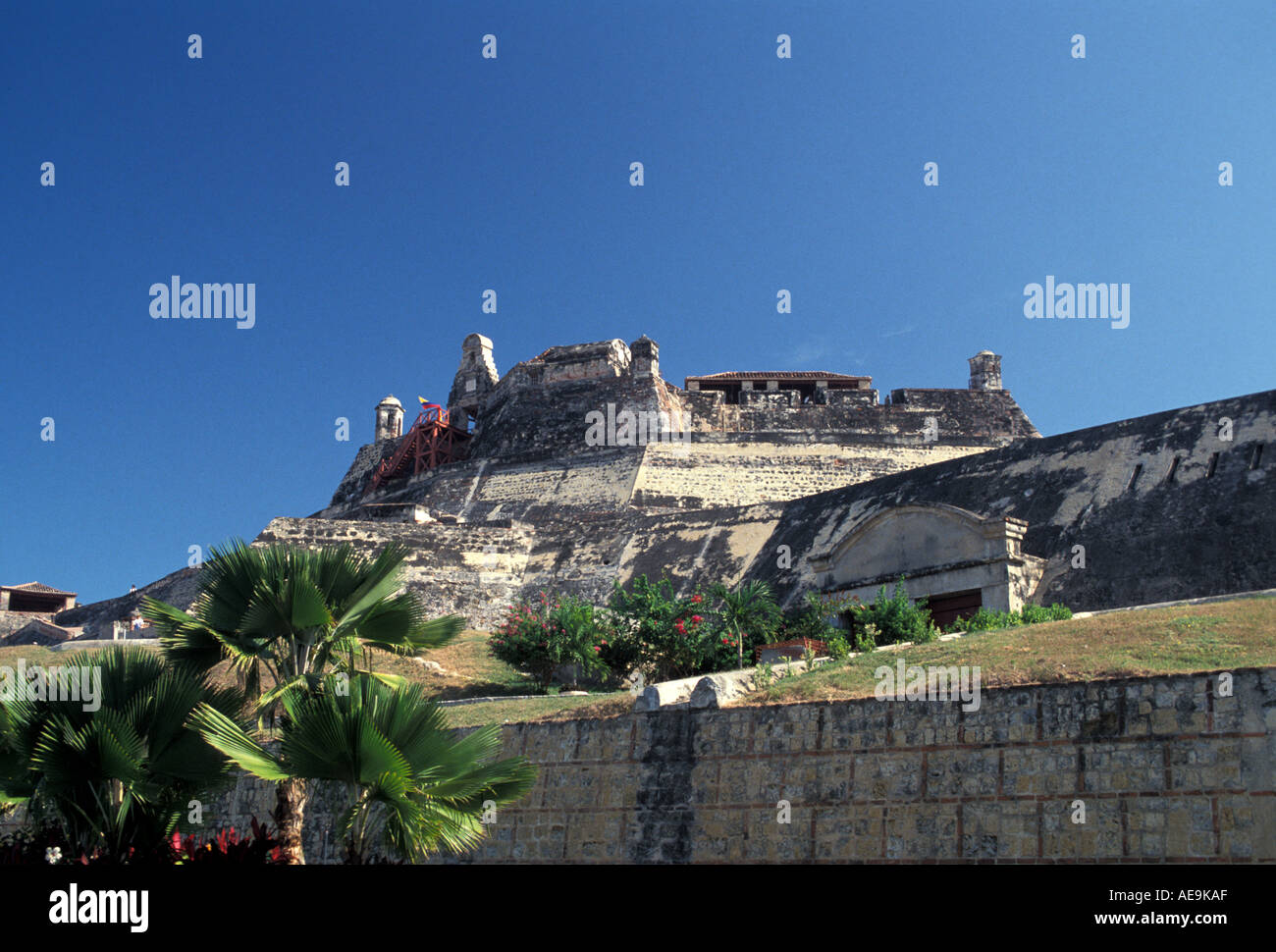 Cartagena Colombia South America San Felipe Fortress Stock Photo - Alamy