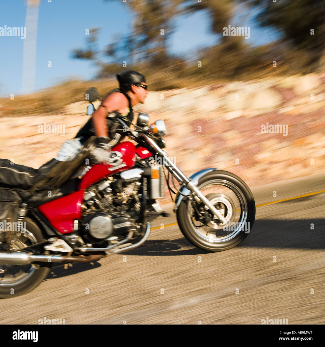 Chopper motorbike body riding Stock Photo - Alamy