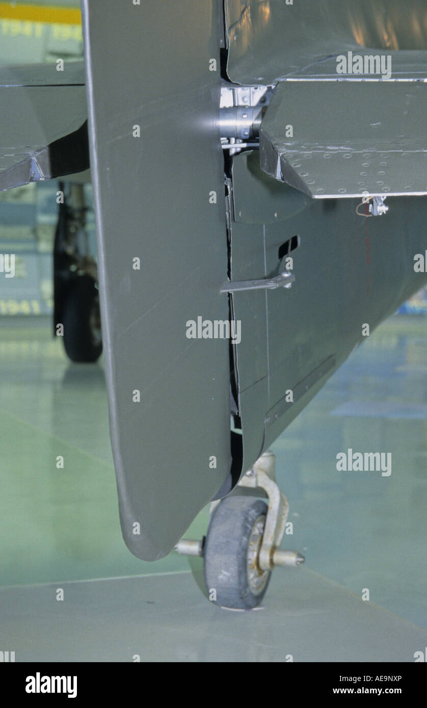 The Tail wings of Kawasaki Ki-100 Type 5 Imperial Japanese Army Fighter ...