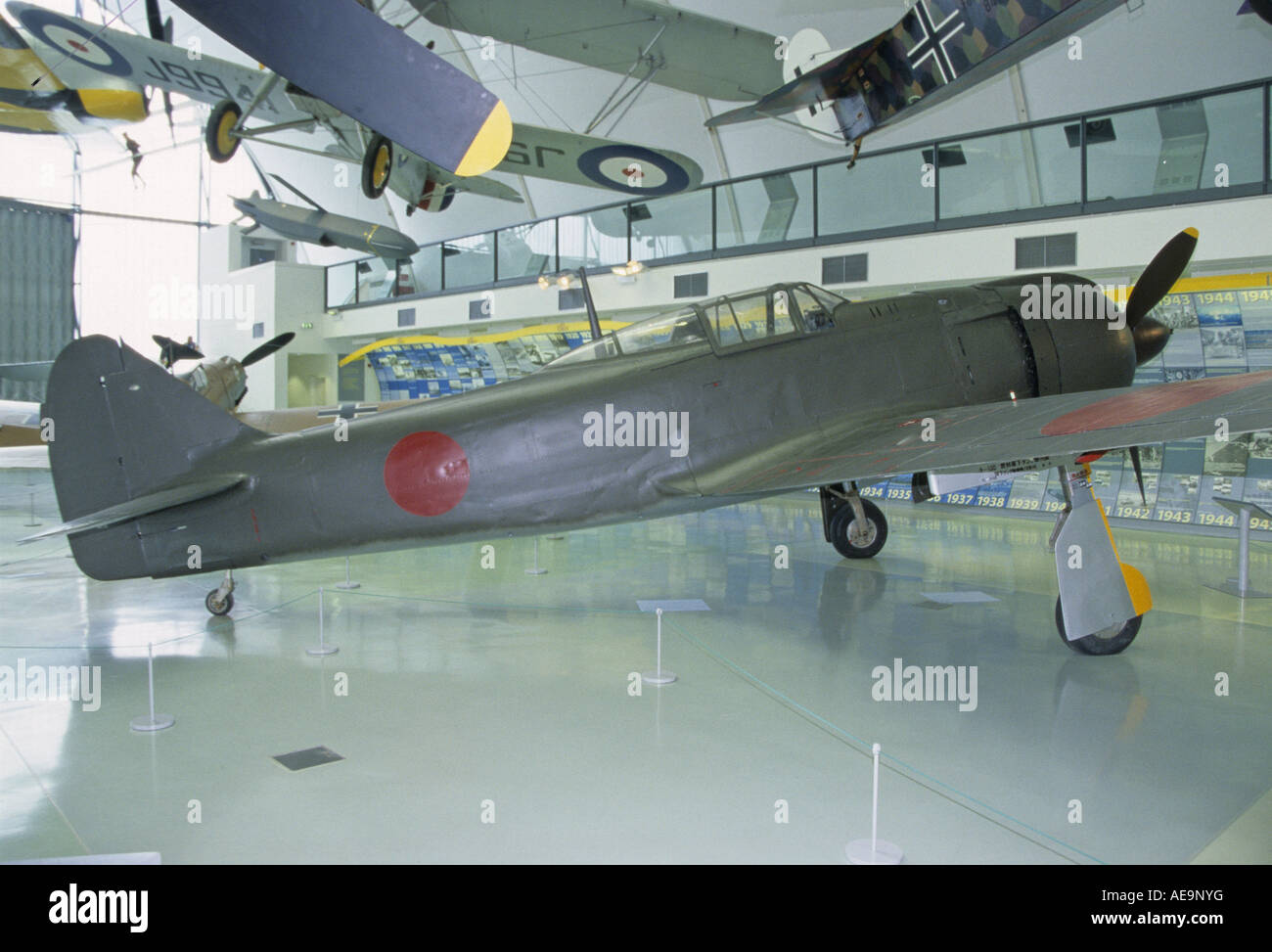 Kawasaki Ki-100 Type 5 Imperial Japanese Army Fighter Stock Photo - Alamy