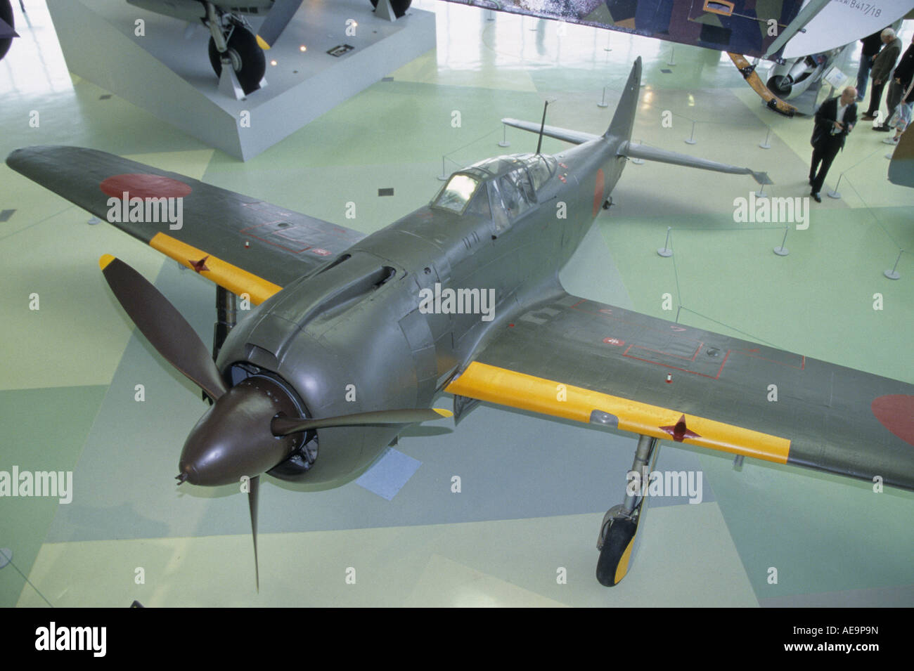 Kawasaki Ki-100 Type 5 Imperial Japanese Army Fighter Stock Photo - Alamy
