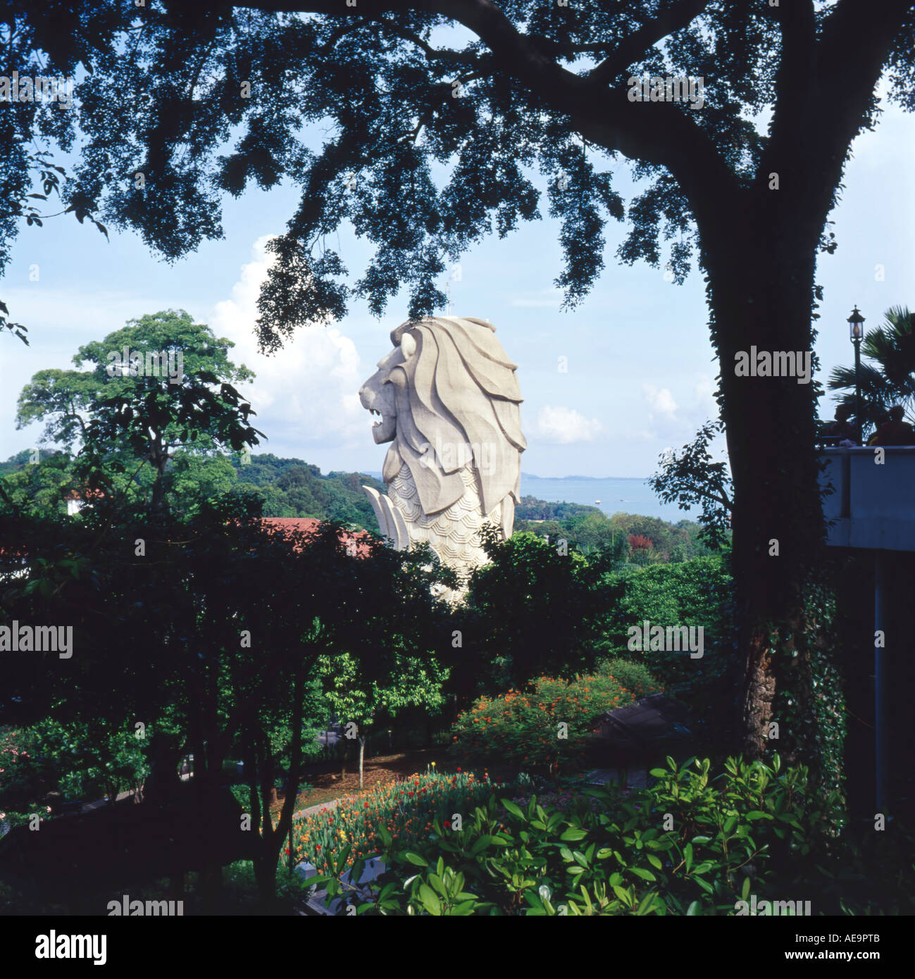 Merlion at Sentosa Island Singapore Stock Photo - Alamy