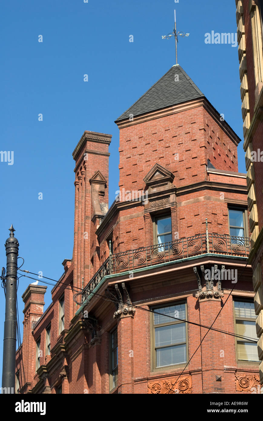 Old Port building, Portland, Maine Stock Photo - Alamy