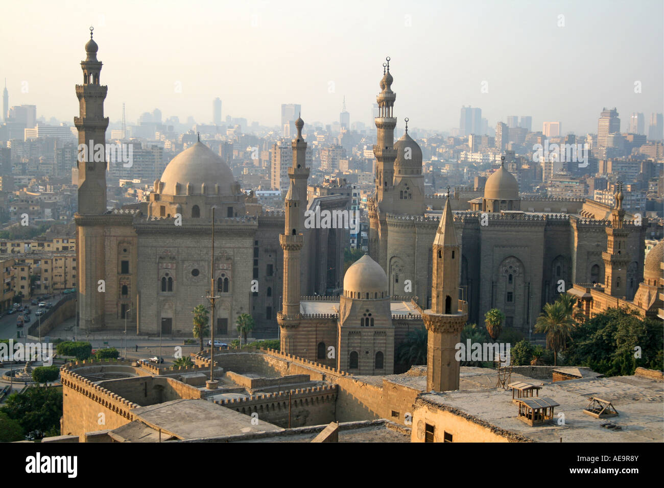 Group of Mosques - Cairo Cityscape Stock Photo - Alamy