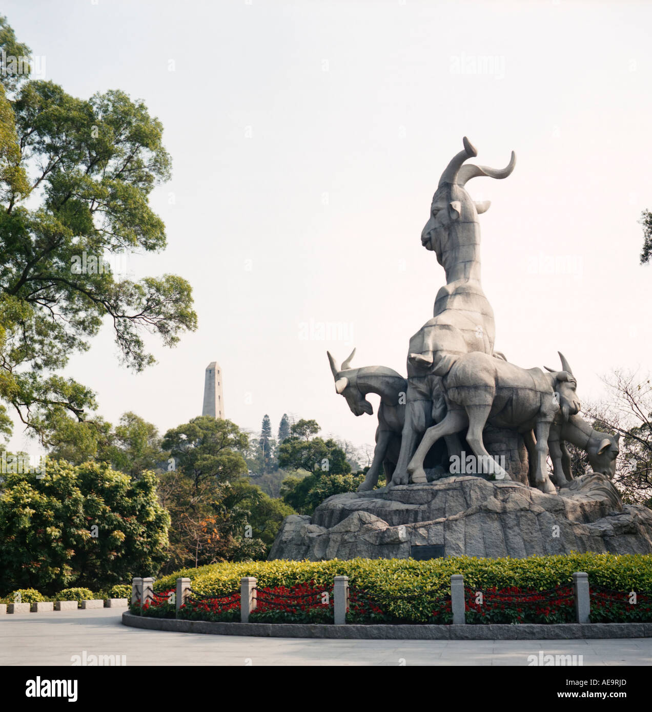 China guangzhou five rams statue hi-res stock photography and images ...