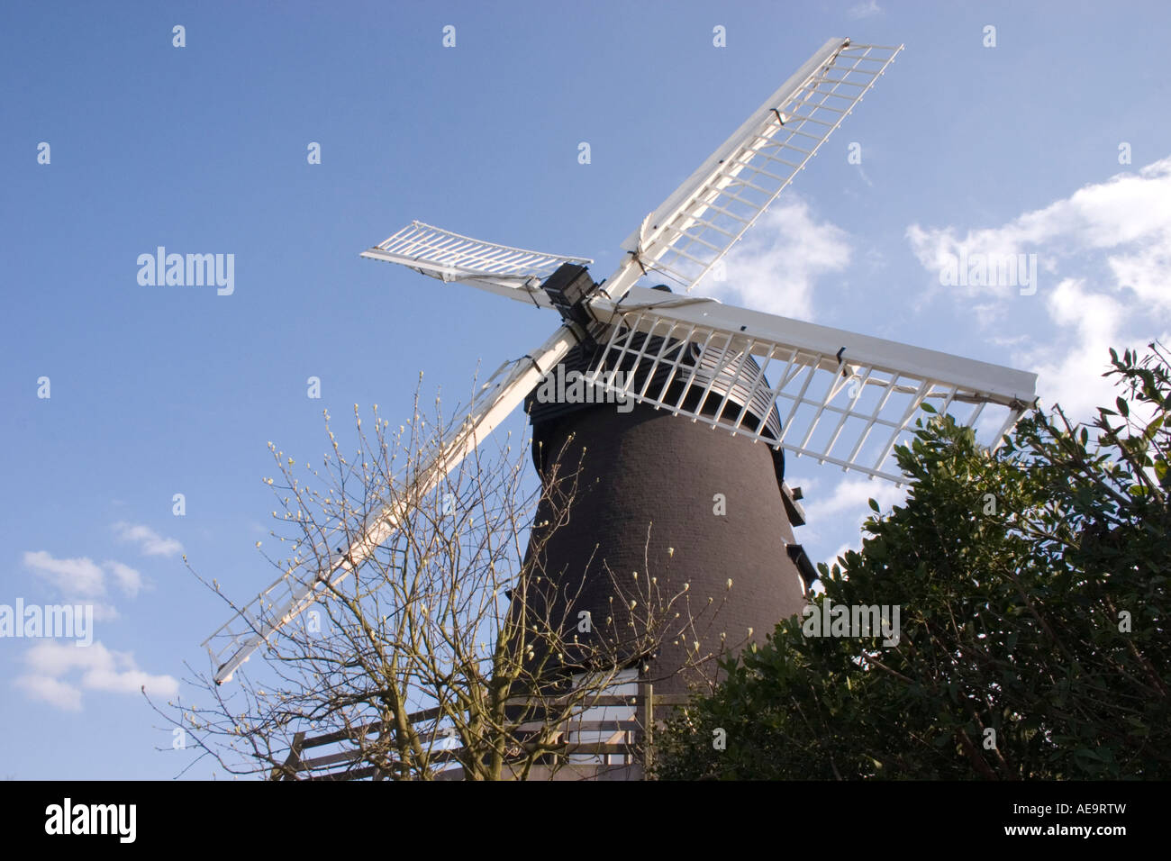 Burlesdon Windmill , Hampshire , England Stock Photo - Alamy
