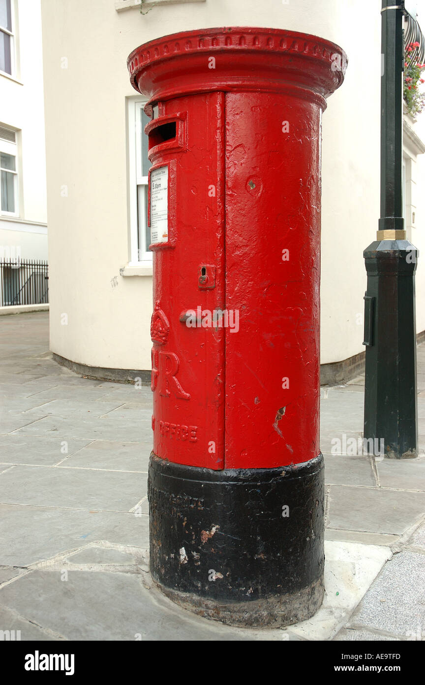 Post box in Central London Stock Photo - Alamy