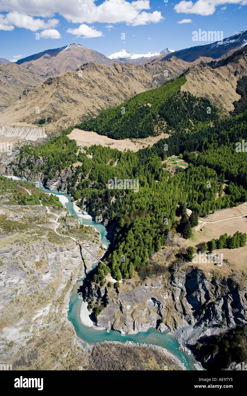 Historic Skippers Bridge Skippers Canyon near Queenstown South Island ...