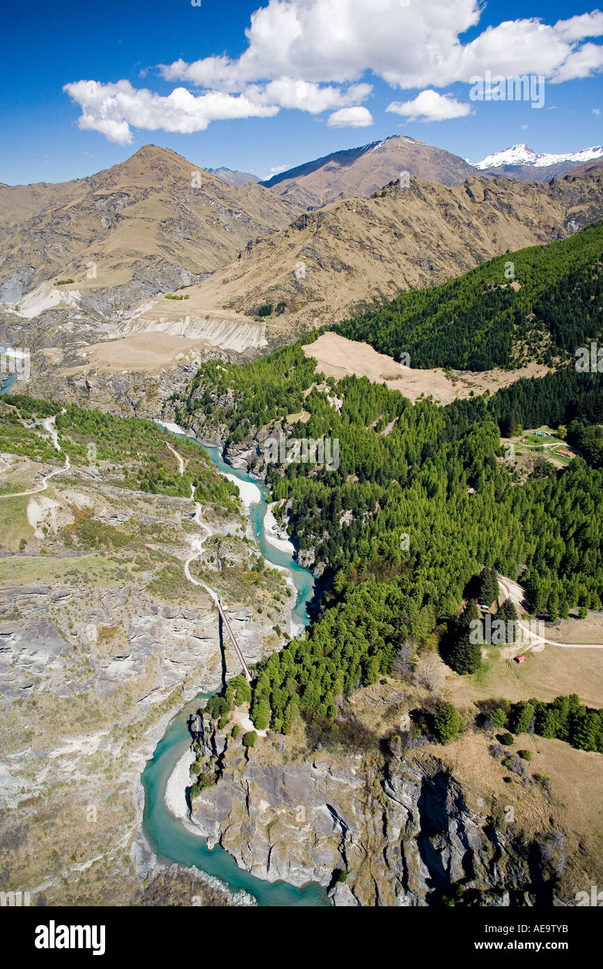 Historic Skippers Bridge Skippers Canyon near Queenstown South Island ...