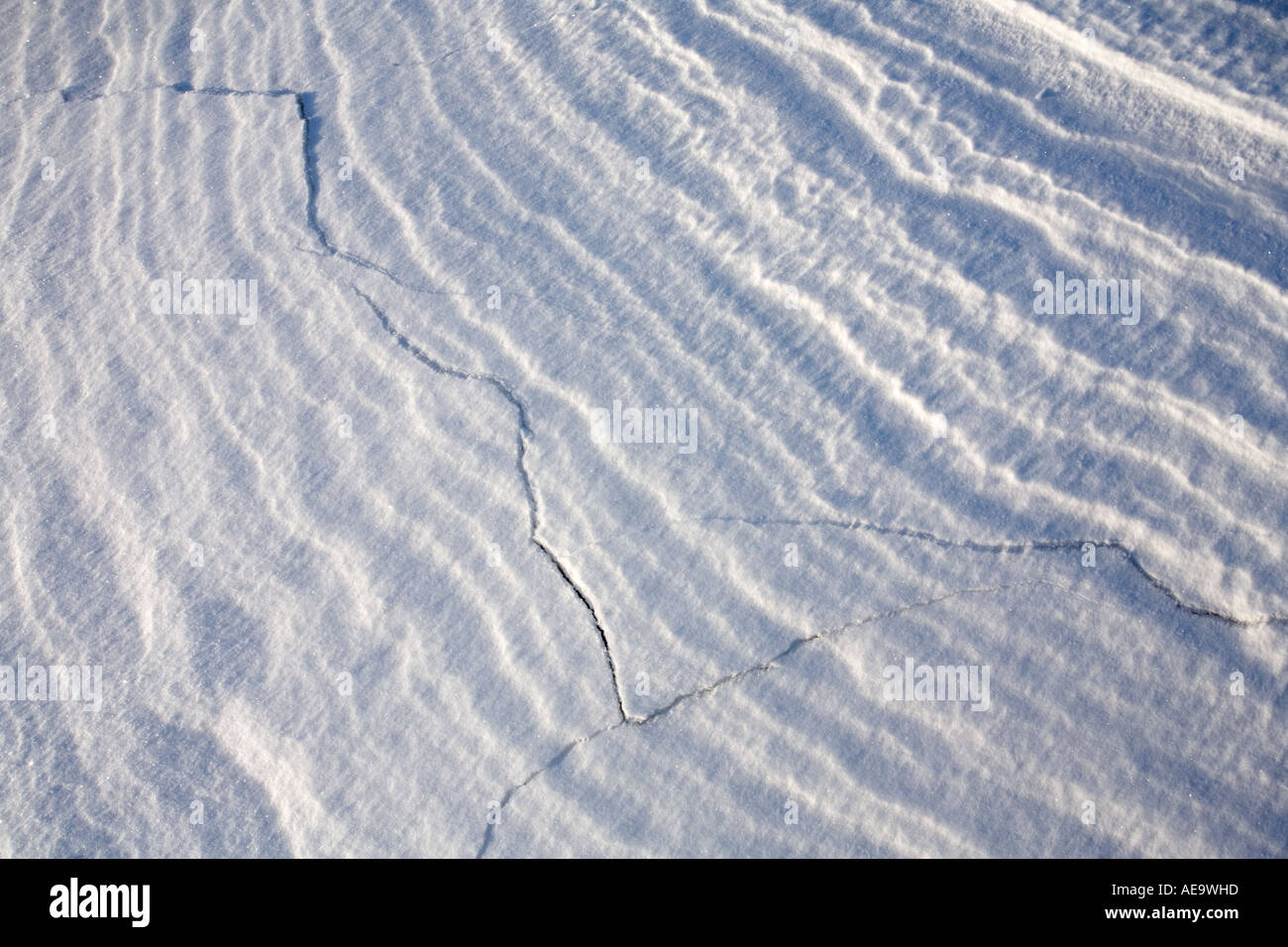 Wind formed texture on snow surface , Finland Stock Photo - Alamy