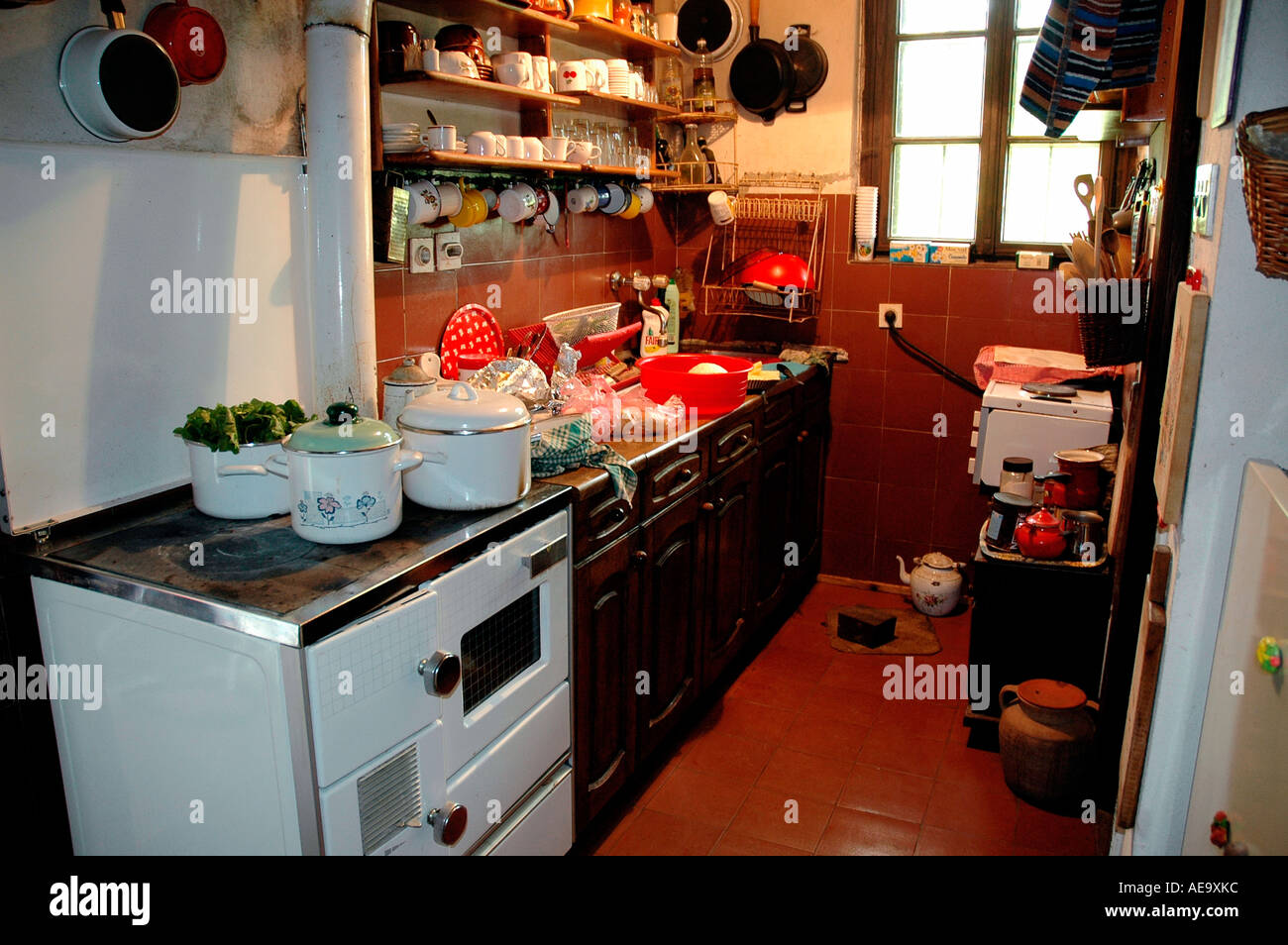 Serbian country kitchen no.2 Stock Photo - Alamy