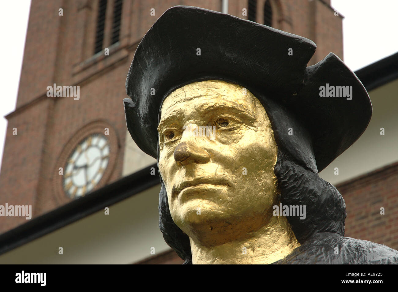 Statue of Thomas More the Writer and Catholic Martyr in Chelsea Stock ...