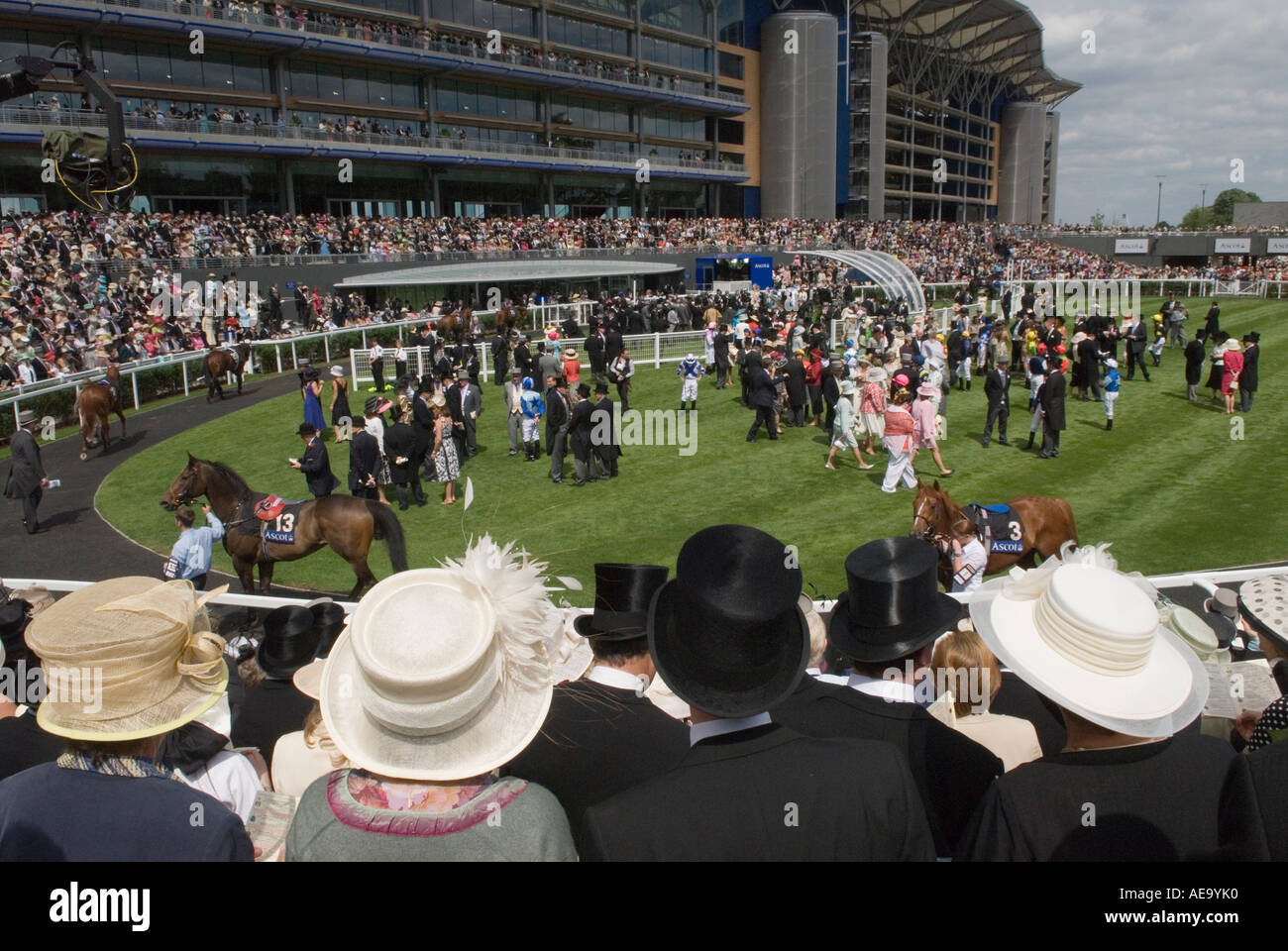 Owners parade ring hi-res stock photography and images - Alamy