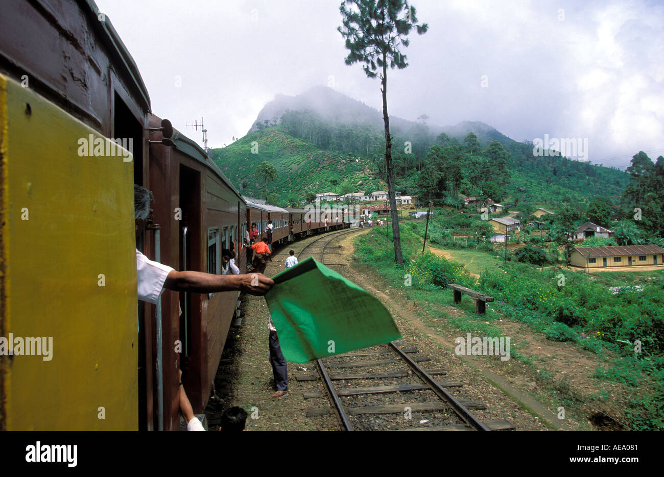 Train Journey Through Tea Plantations Stock Photos & Train Journey ...