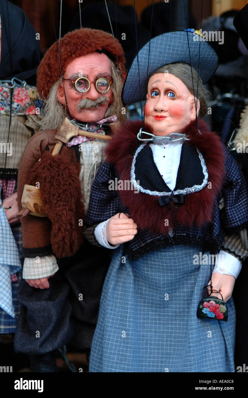 Prague Czech Republic Europe Marionettes on Sale Stare Mestro Stock ...