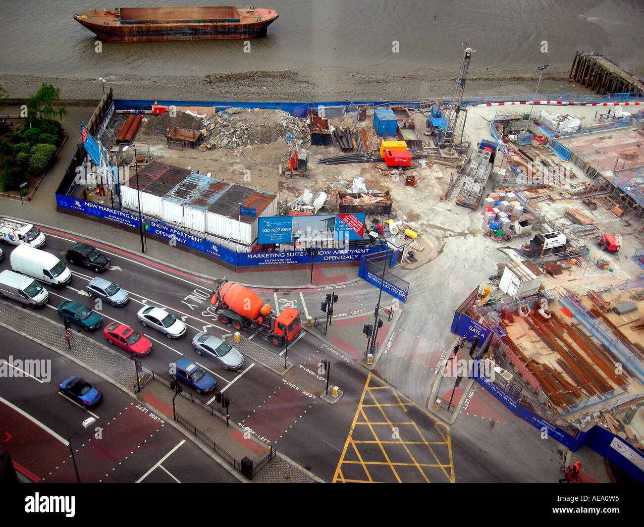 Urban regeneration Vauxhall London UK Stock Photo - Alamy