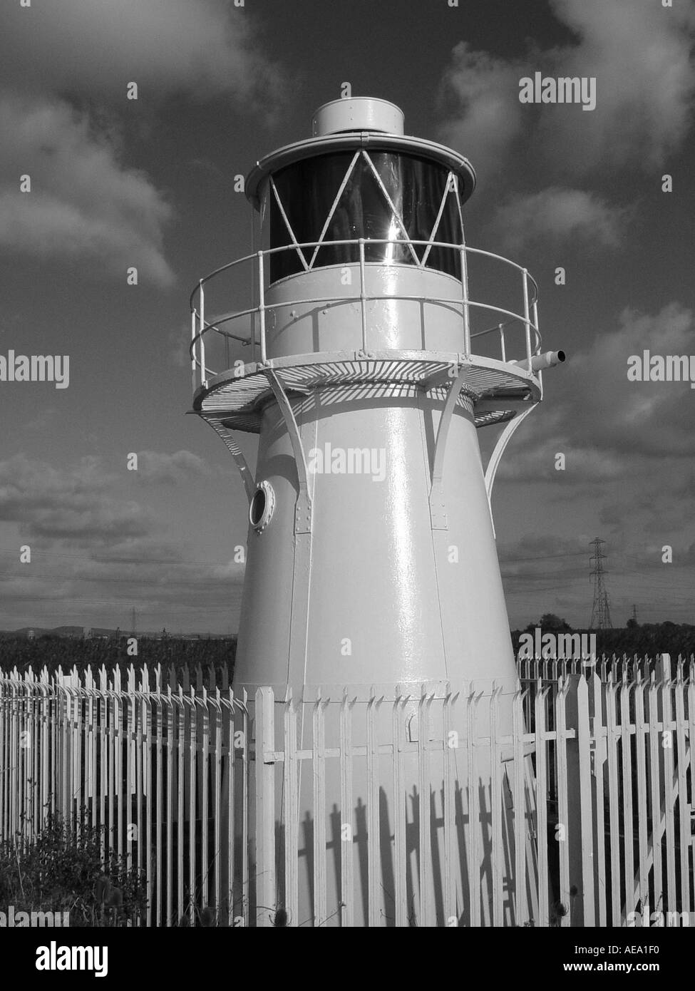 East Usk Lighthouse at the Gwent Levels Wetlands Nature Reserve near ...