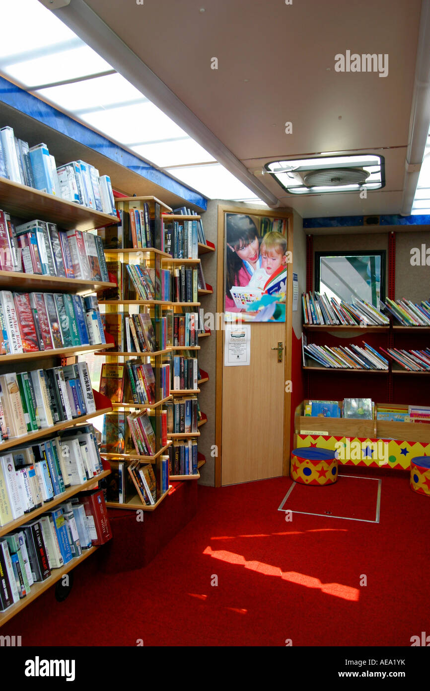 Nottinghamshire mobile library Stock Photo - Alamy