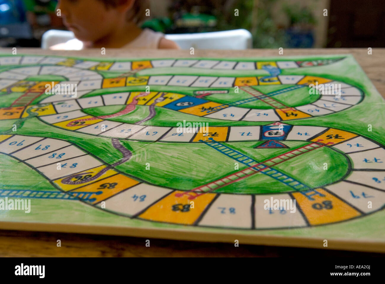 Children snakes and ladders hi-res stock photography and images - Alamy