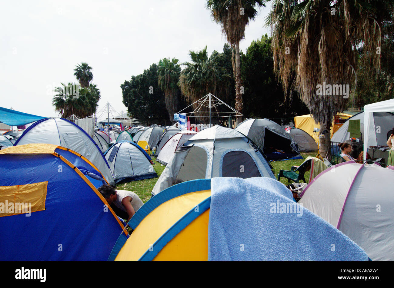 Tents camping ground during hi-res stock photography and images - Alamy