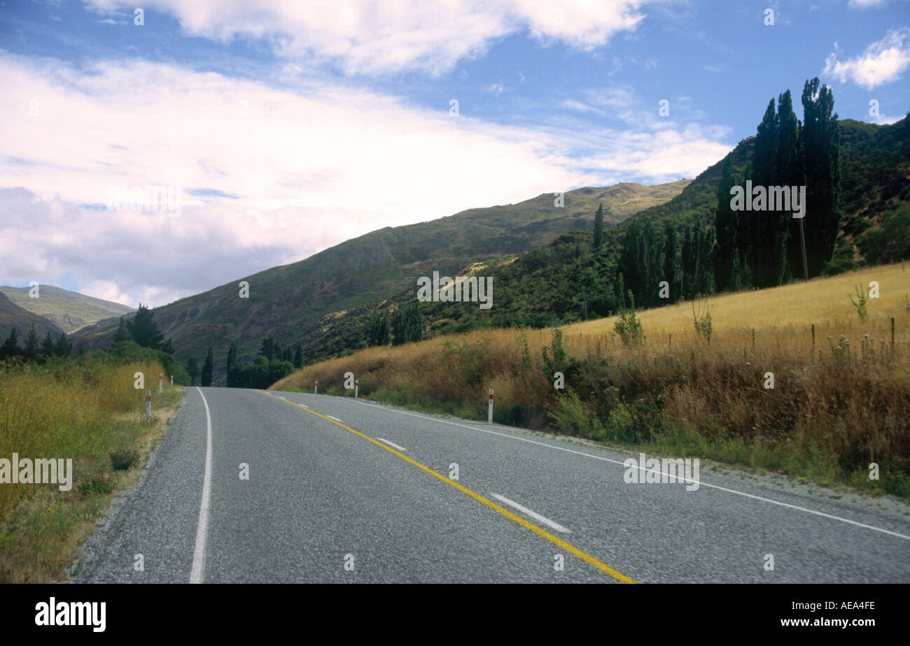 The road ahead and into the distance Stock Photo - Alamy