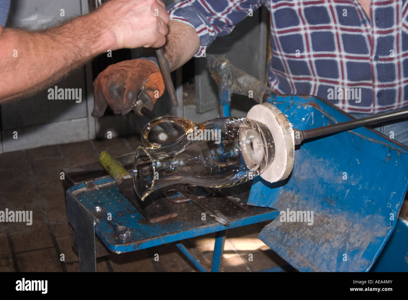 Glass making in factory , Rogaska Slatina , Slovenia Stock Photo - Alamy