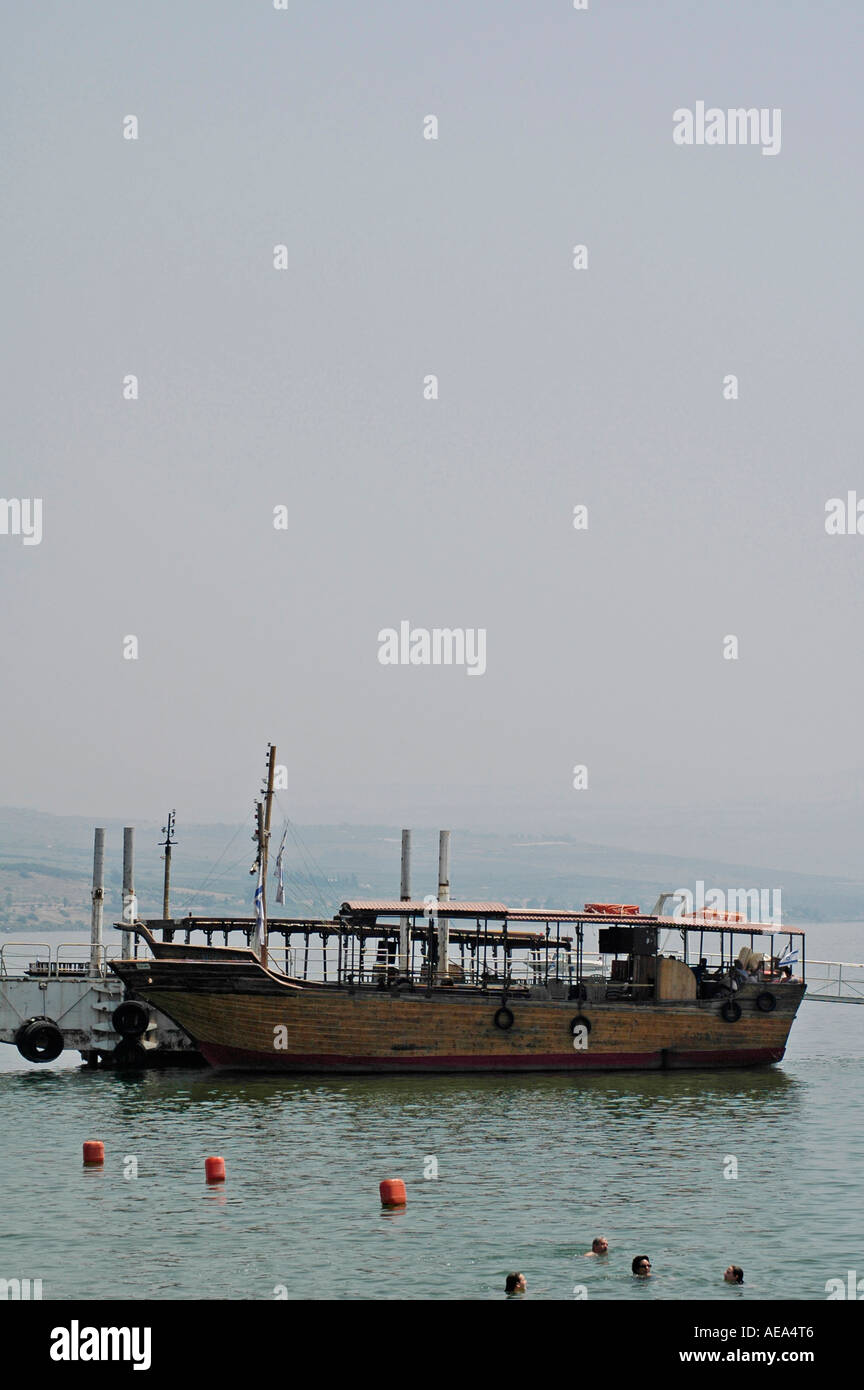 replica of Jesus Boat Stock Photo - Alamy