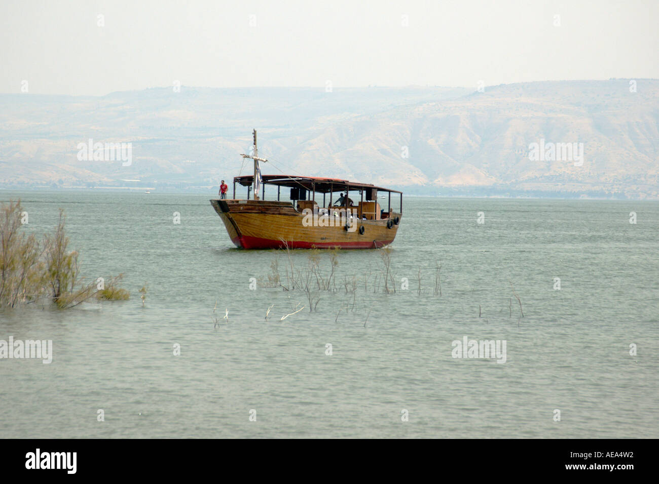 replica of Jesus Boat Stock Photo - Alamy