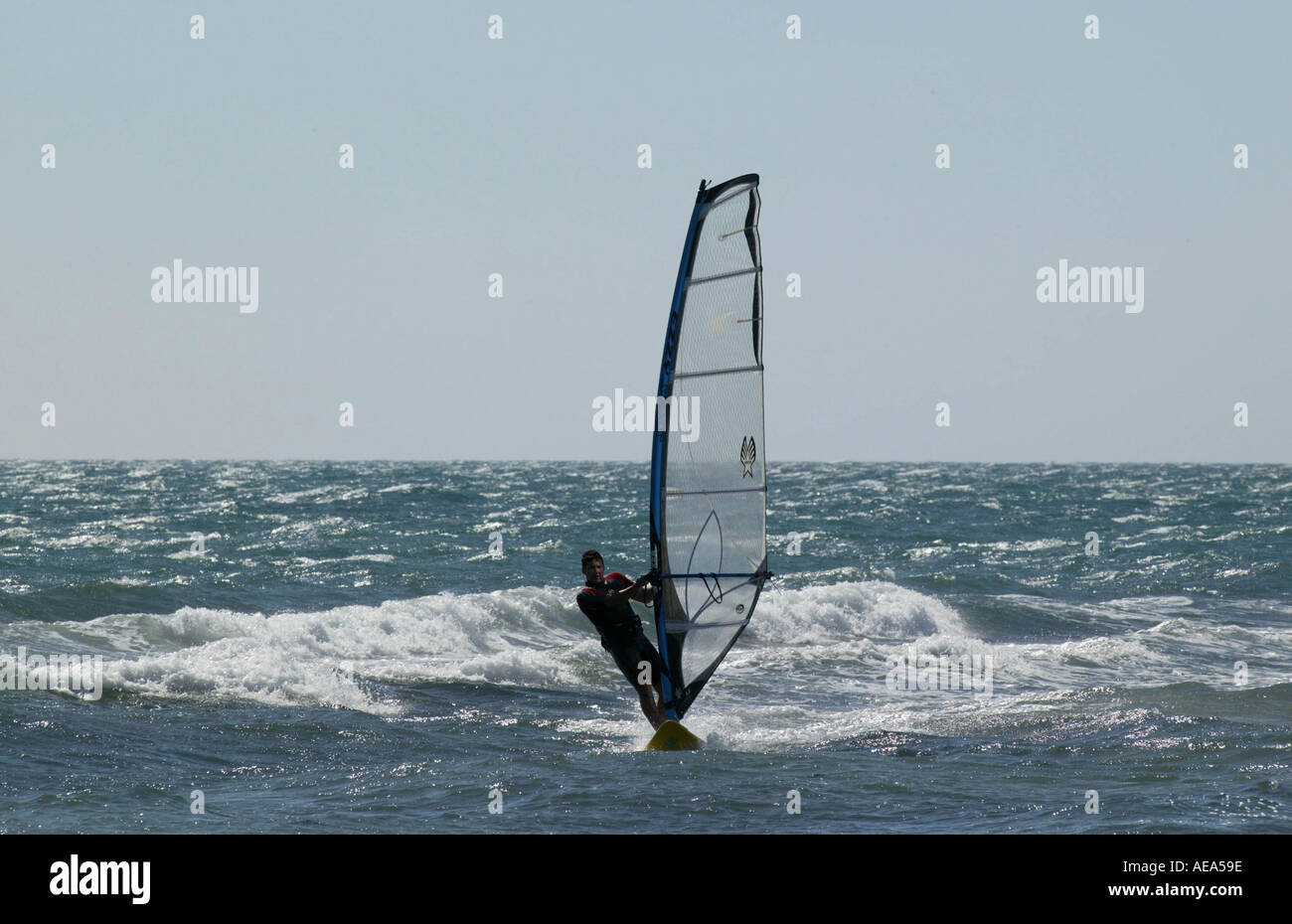 Windsurfing Cottesloe Beach Sunset Coast Perth Western Australia ...