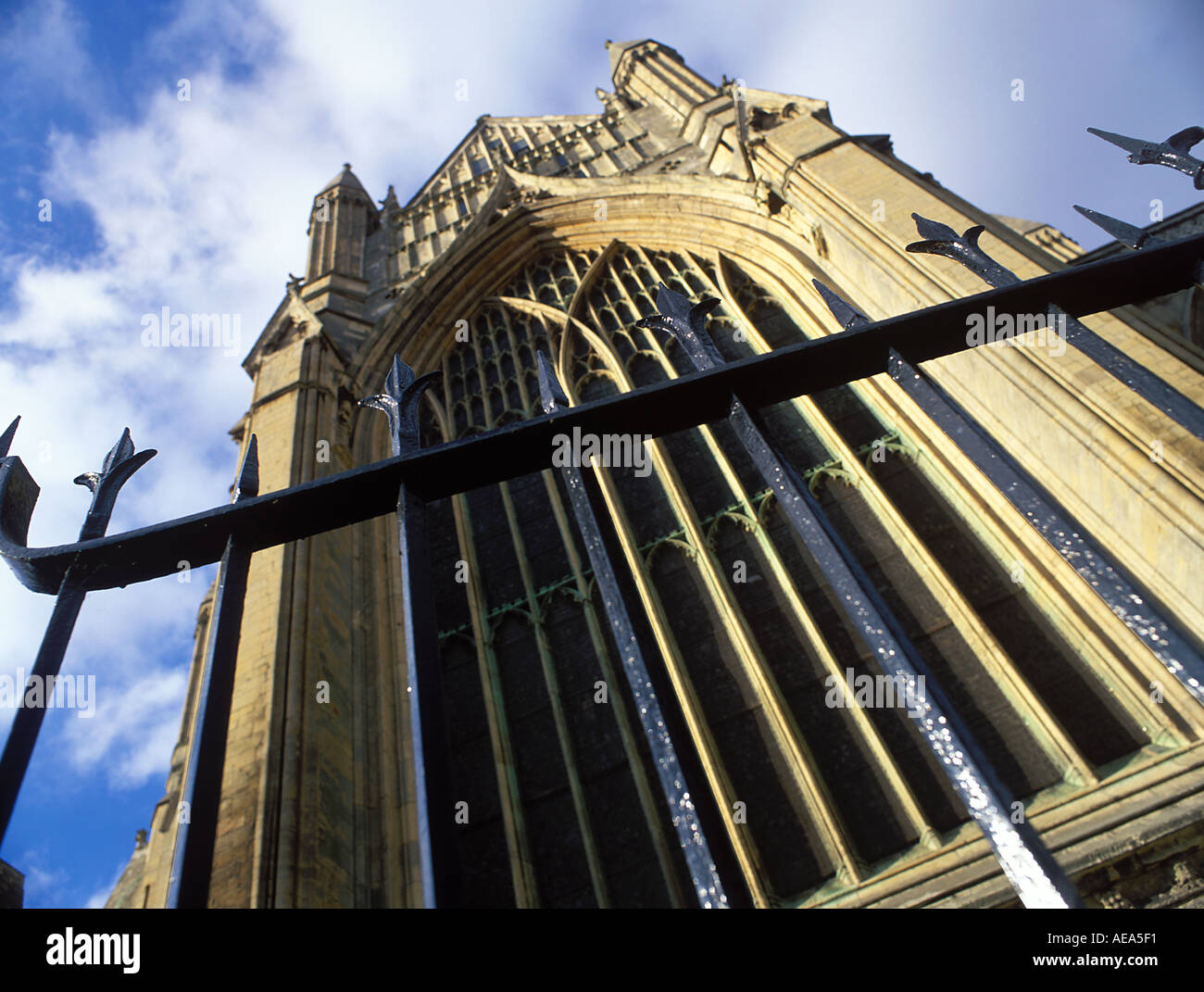 Perpendicular east window of Beverley Minster Yorkshire Stock Photo - Alamy