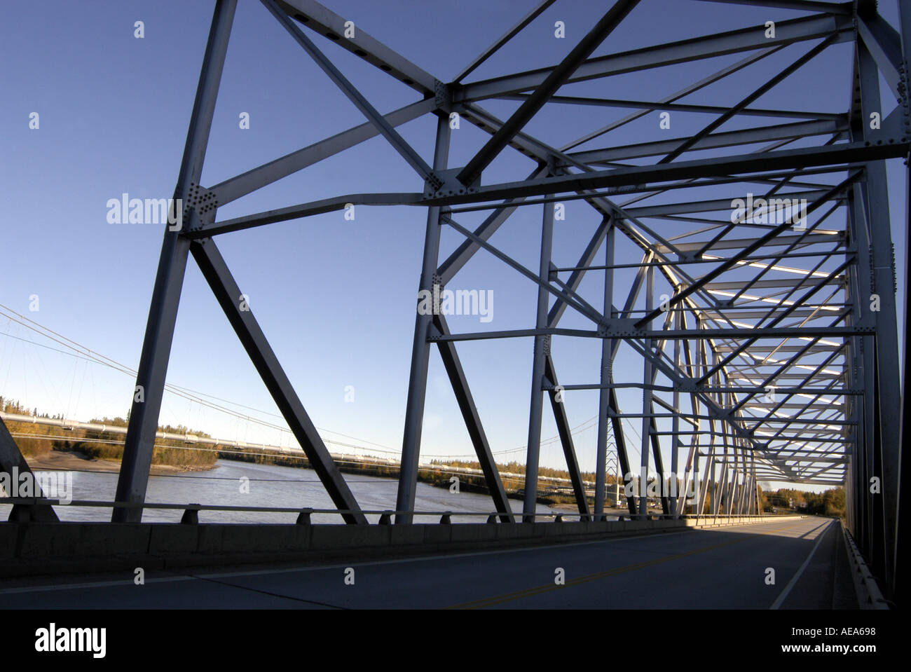 Alaska highway steel bridge hi-res stock photography and images - Alamy