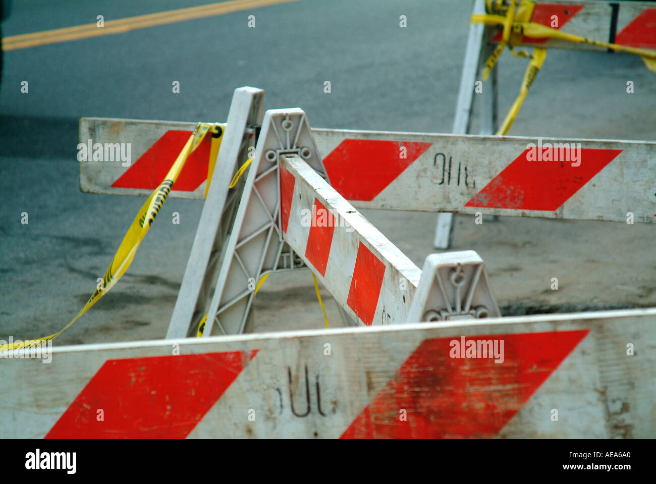 Security barricades hi-res stock photography and images - Alamy