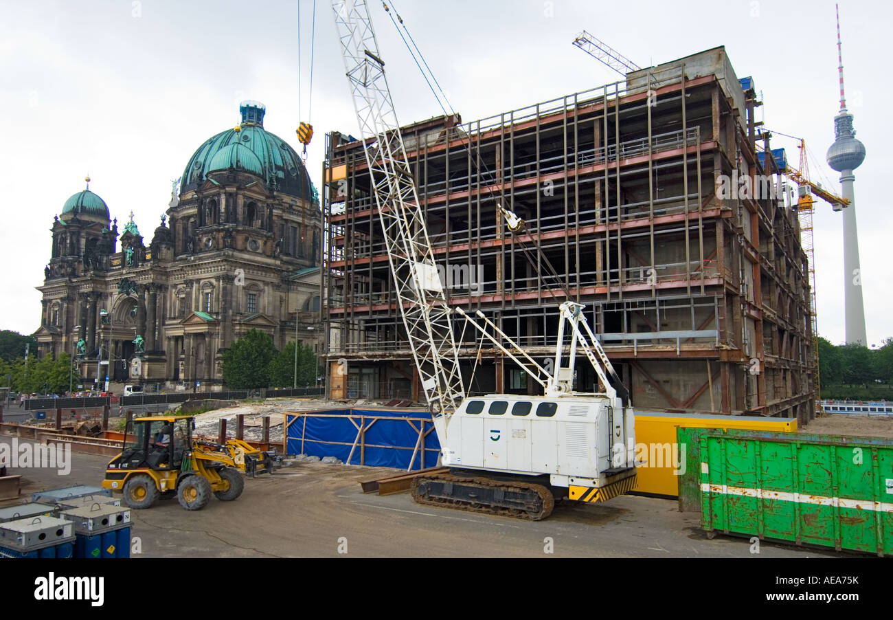 Berlin the demolish of the former seat of the East German government ...