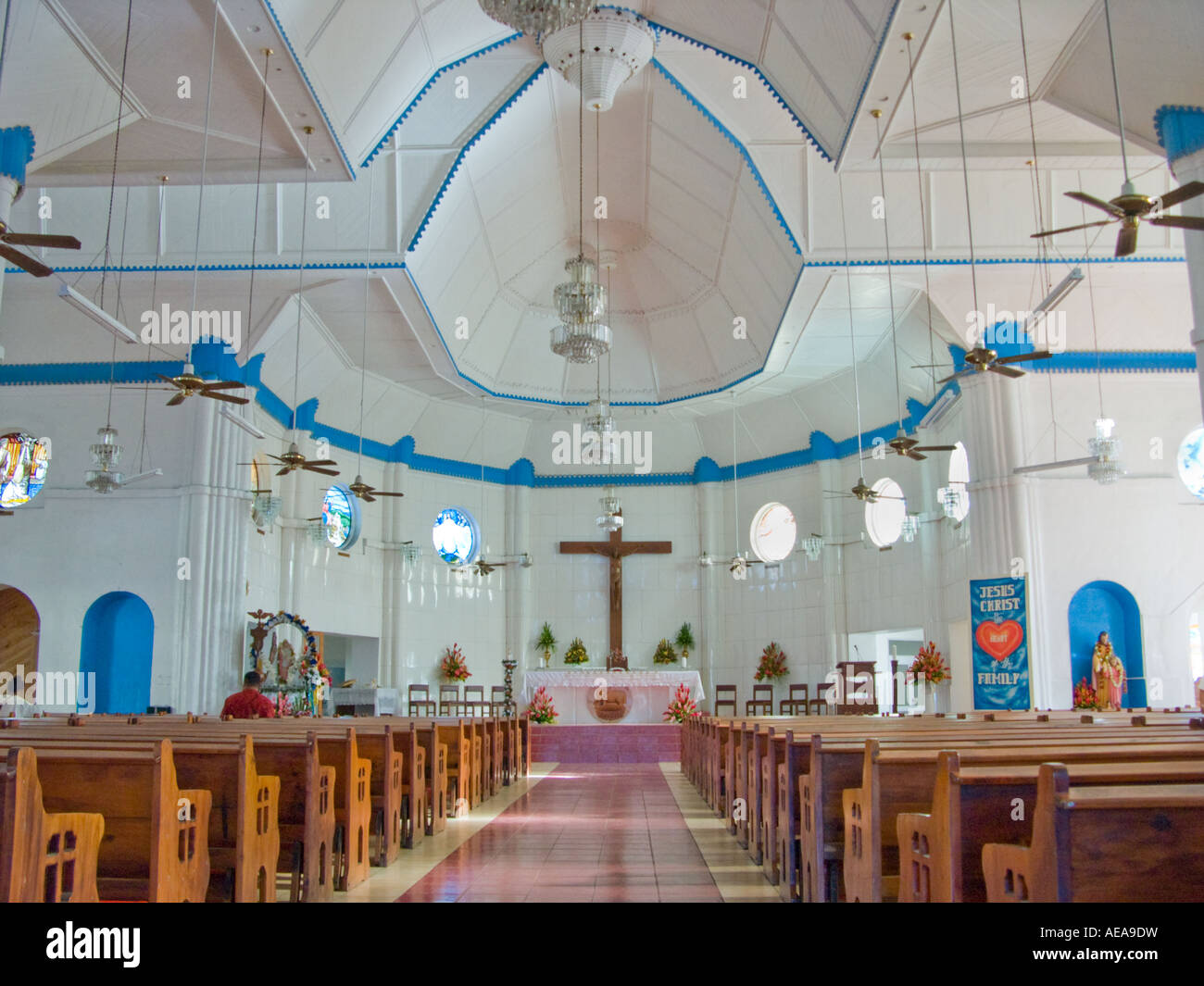 inside The Catholic Church in Samoa APIA Western Samoa polynesia upolu ...