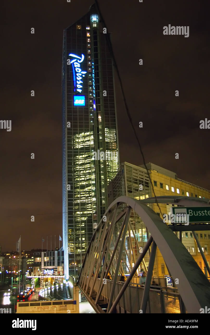 The tallest building in Oslo called Oslo Plaza a hotel run by Radisson ...