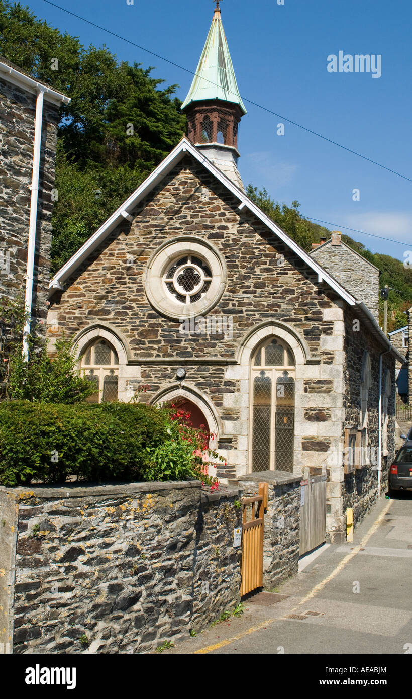 Portloe Village Church, Cornwall, UK 2007 Stock Photo - Alamy