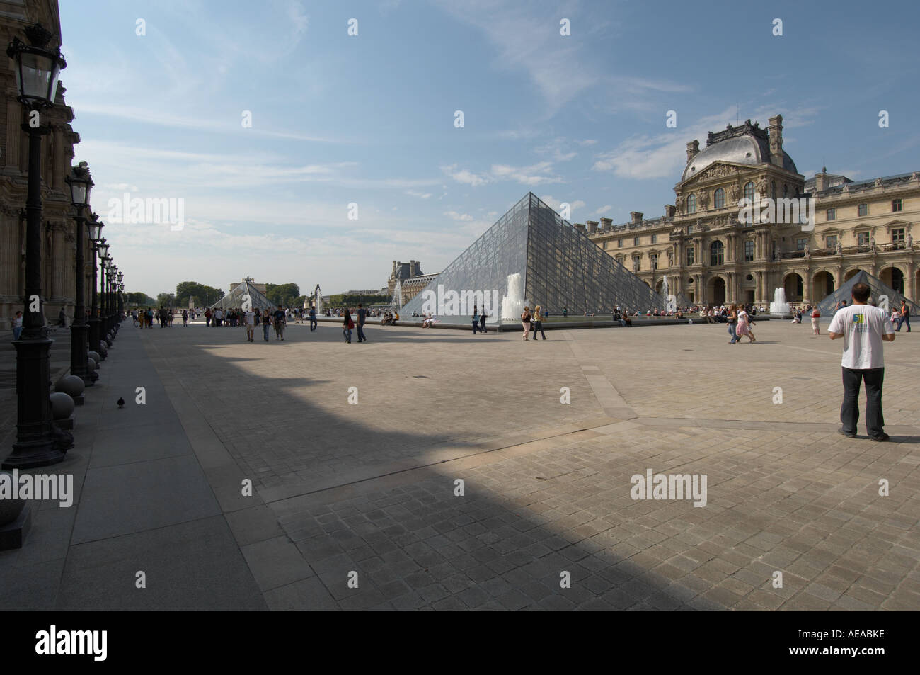 Glass pyramid, The Louvre, Paris, France Stock Photo - Alamy