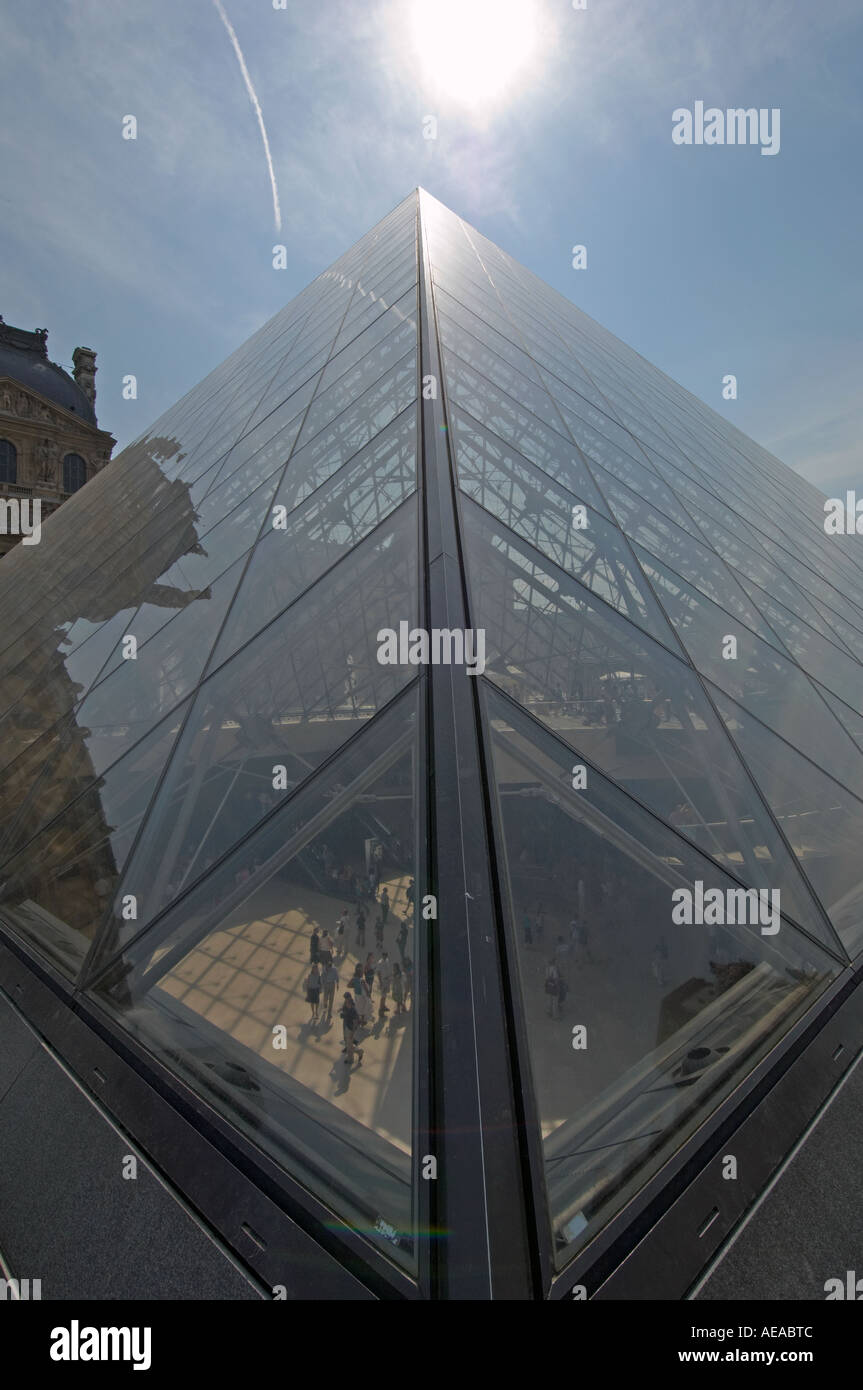 Glass pyramid, The Louvre, Paris, France Stock Photo - Alamy