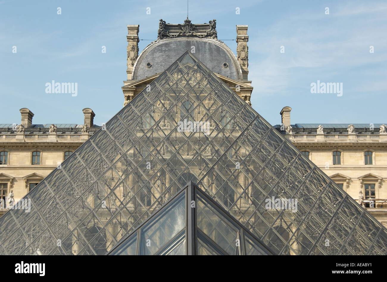 Glass pyramid, The Louvre, Paris, France Stock Photo - Alamy