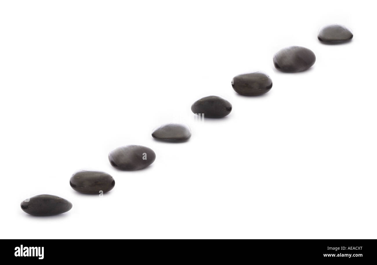 Black white line stone Cut Out Stock Images & Pictures - Alamy