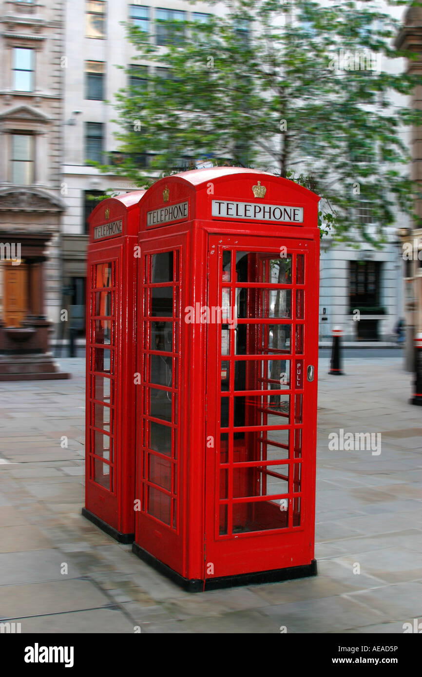 Red telephone box, a public telephone kiosk designed by Sir Giles ...