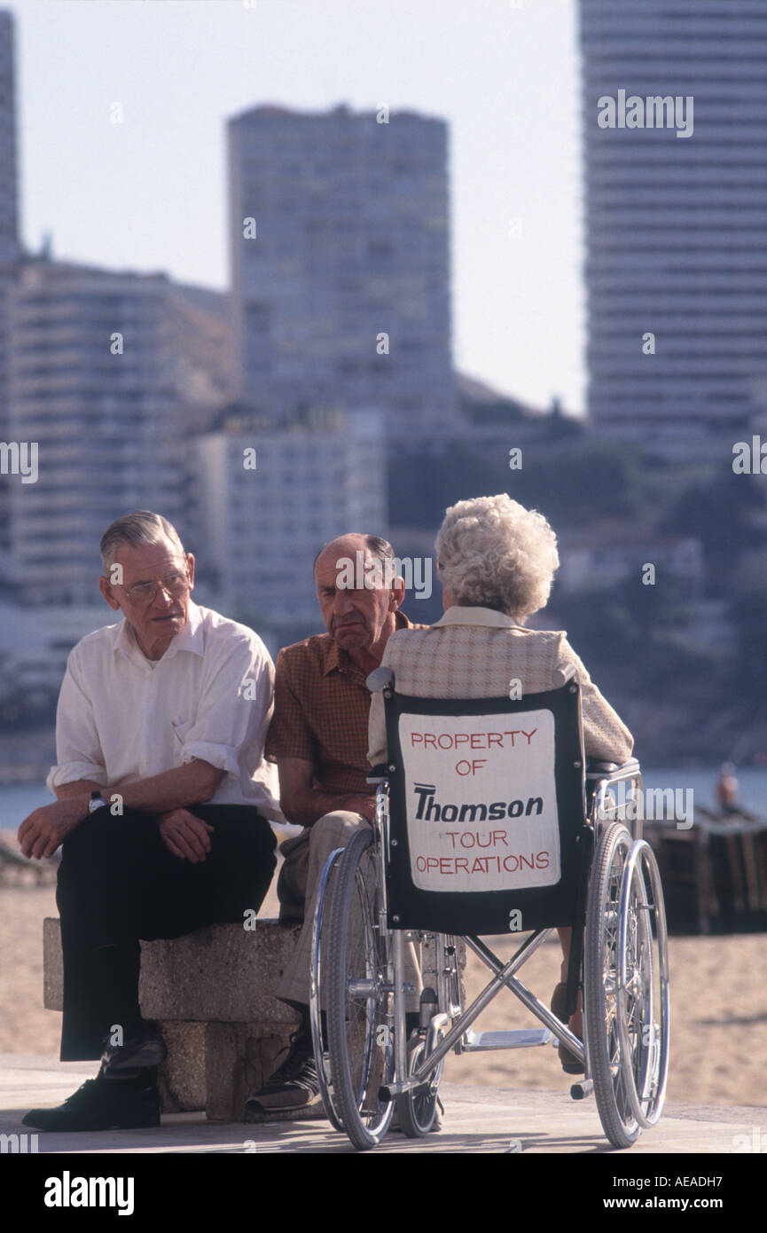 British holiday makers benidorm hi-res stock photography and images - Alamy