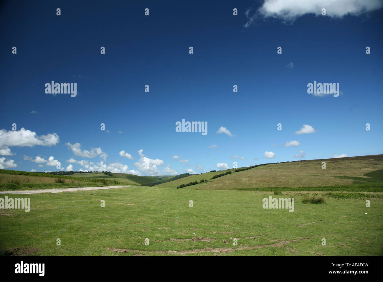 landscape photo of landacre in exmoor Stock Photo - Alamy
