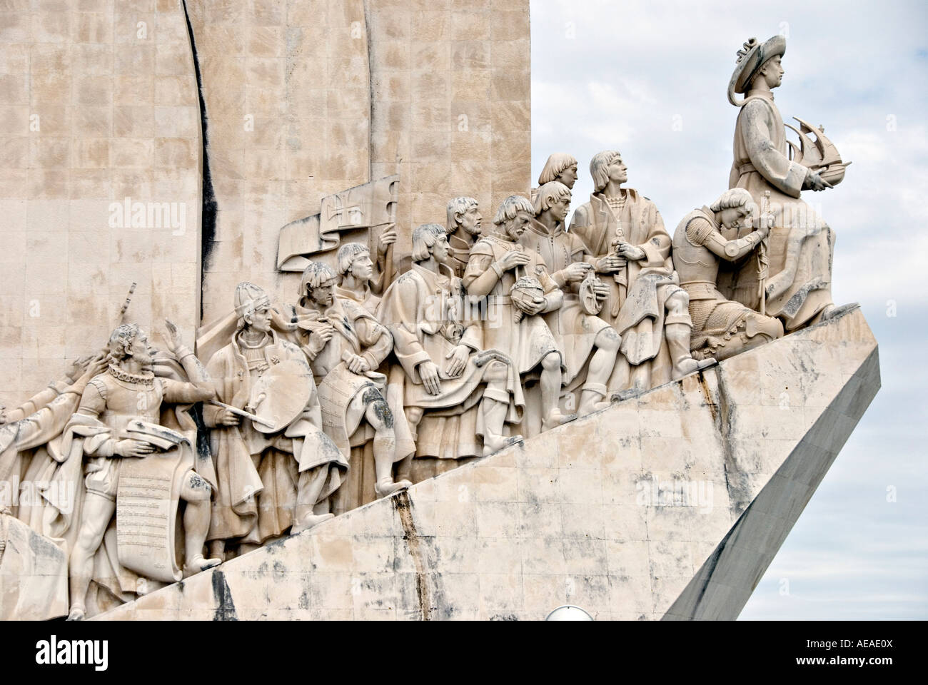 Monument to the Discoveries (1960), Lisbon, Portugal. A statue of the ...