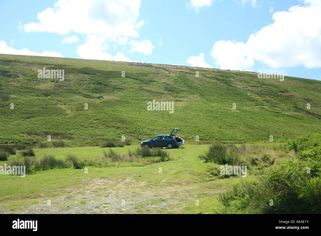 landscape photo of landacre in exmoor Stock Photo - Alamy