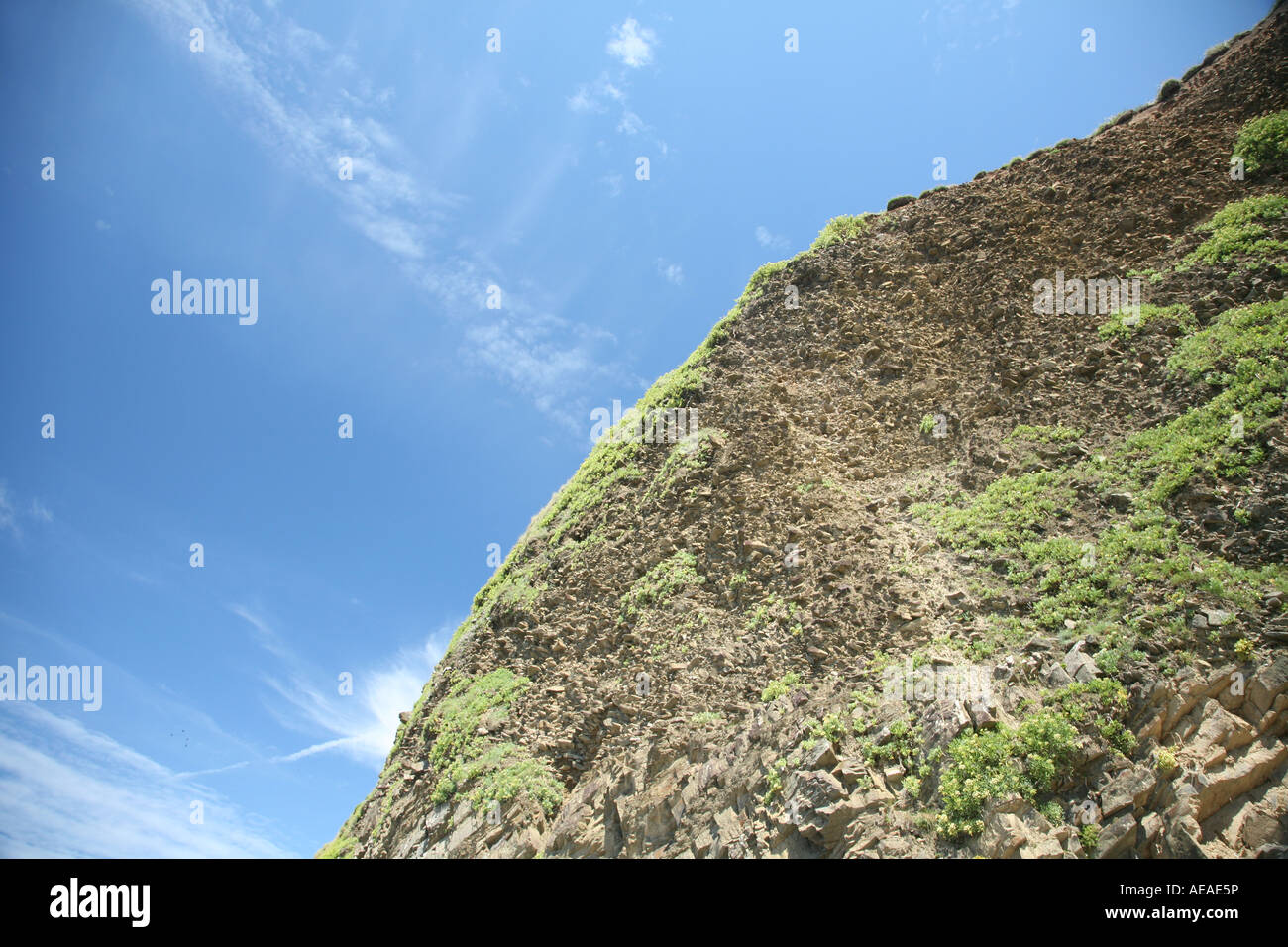 welcome bay in devon Stock Photo - Alamy